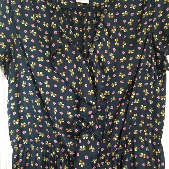 Paul & Joe | Dresses | Pauljoe Sister Floral Ruffle Dress Size 42 M ...